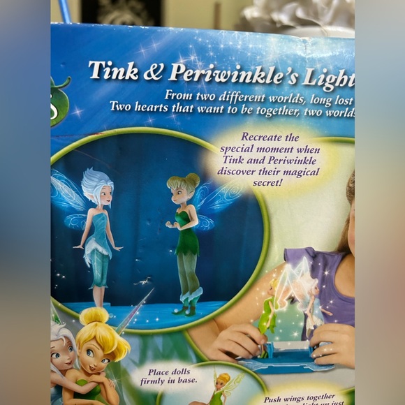 Disney | Toys | Rare Disney Fairies Tink And Periwinkle Light Up ...
